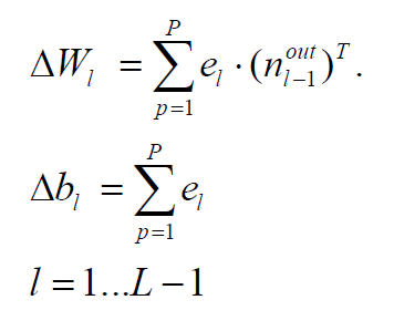 The matrix form of the Backpropagation algorithm – DeepTrainer